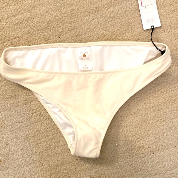 Shade & Shore | Swim | Nwt Shade Shore Off White Ecru Bikini Bottom ...